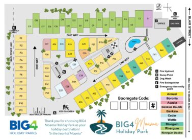 Park Map - BIG4 Moama Holiday Park